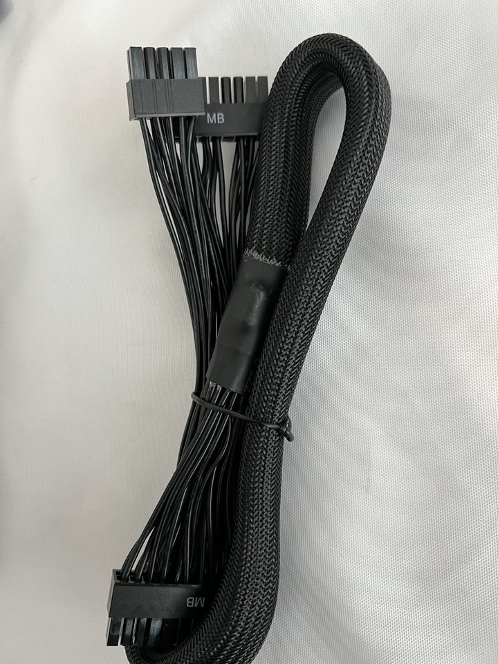 Black EVGA Modular Power Supply Cable Set 1x VGA 4x CPU 3x SATA 4x ...