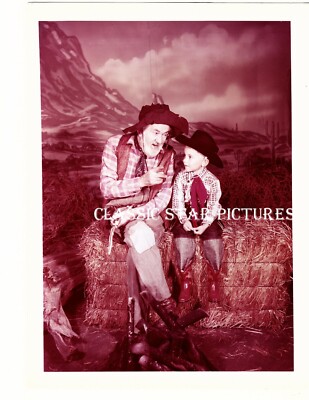 Q985 George "Gabby" Hayes The Howdy Doody Show 1954 8 x 10 color ...