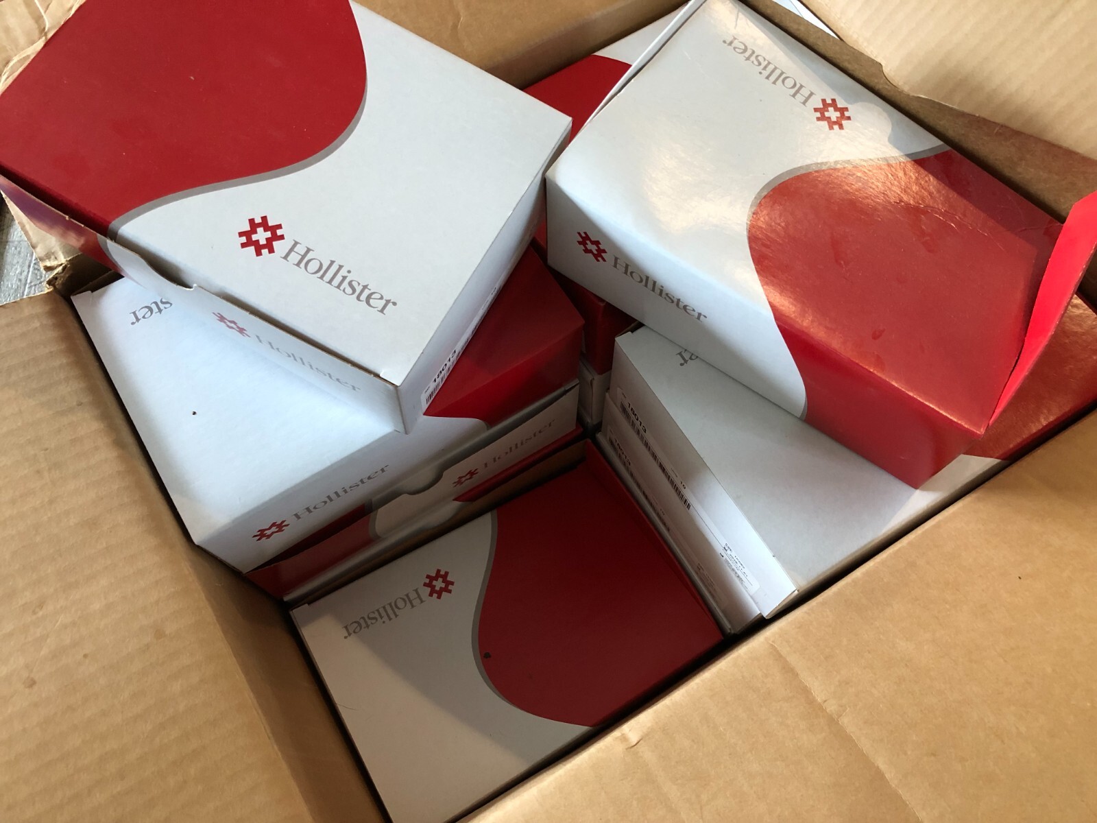 New Case 12 Boxes of 10 Hollister 18013 New Image Drainable Pouch 2-1/4 ...