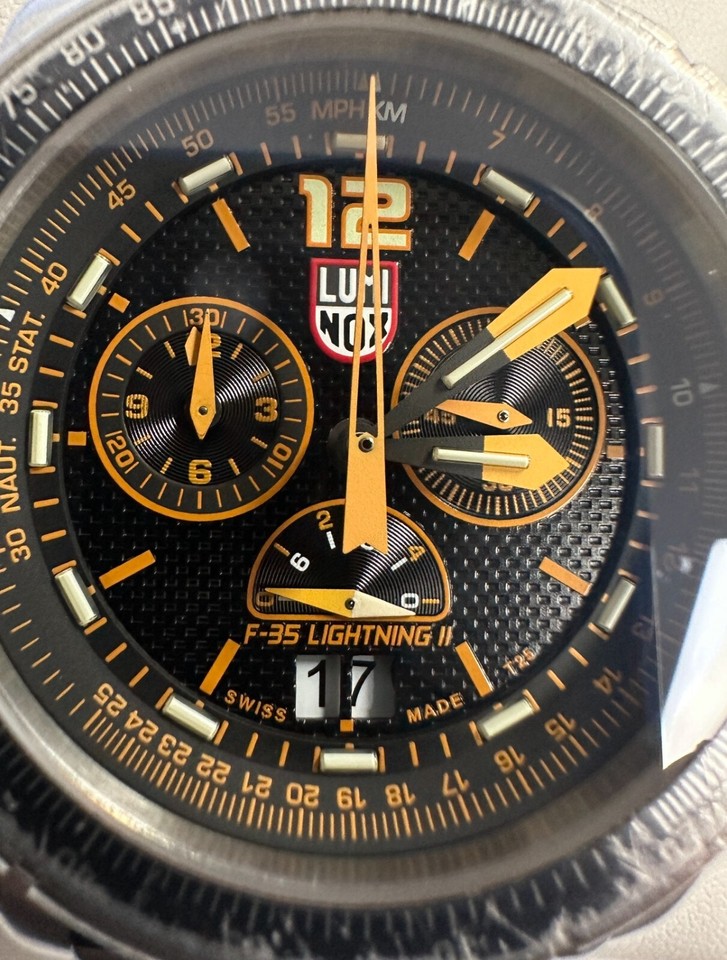 Luminox F 35 LIGHTNING II 9380 SERIES USAF Men’s Pilot Watch | eBay