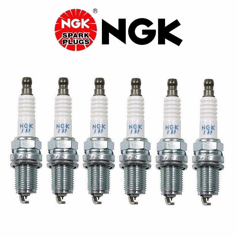 6pcs x NGK IFR6J11/7658 Laser Iridium Long-Life Spark Plug Pre-Gapped ...