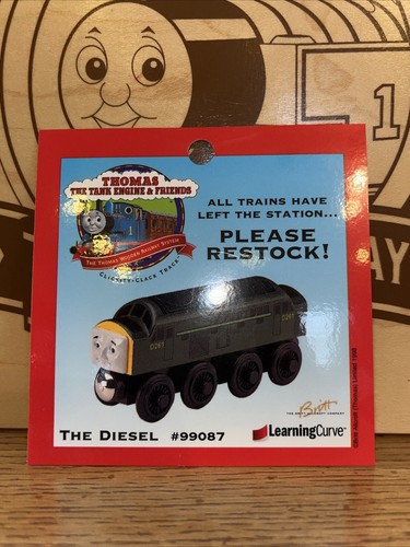 DEALER CARD ! THOMAS FRIENDS TRAIN WOODEN RAILWAY D261 THE DIESEL ...