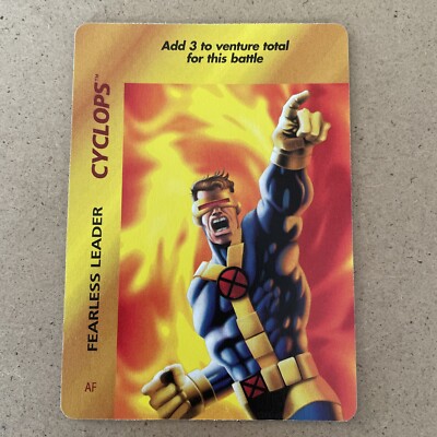 1995 Marvel Overpower Card Game Cyclops Fearless Leader | eBay