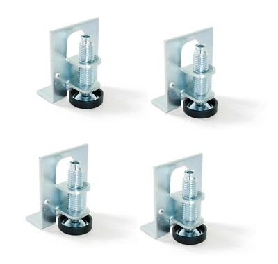 4 pcs x M10 plinth adjuster internal bracket cabinet cupboard unit ...
