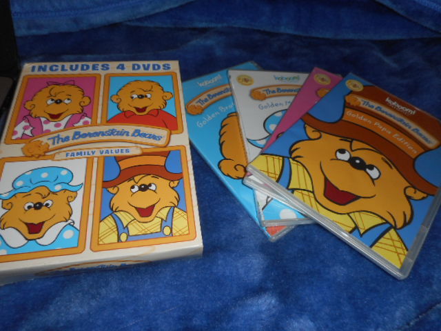 the berenstain bears family values 4 disc dvd boxed set-DISCS ONLY NO ...