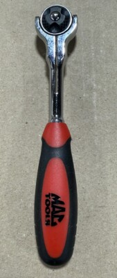 Mac Tools 1/4” Drive 7” Ratchet w/ Swivel Head & Comfort Handle ...