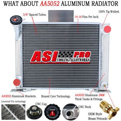 For 1982-1994 1992 Ford Ranger V8 Engine Conversion Swap 3 Row Aluminum ...