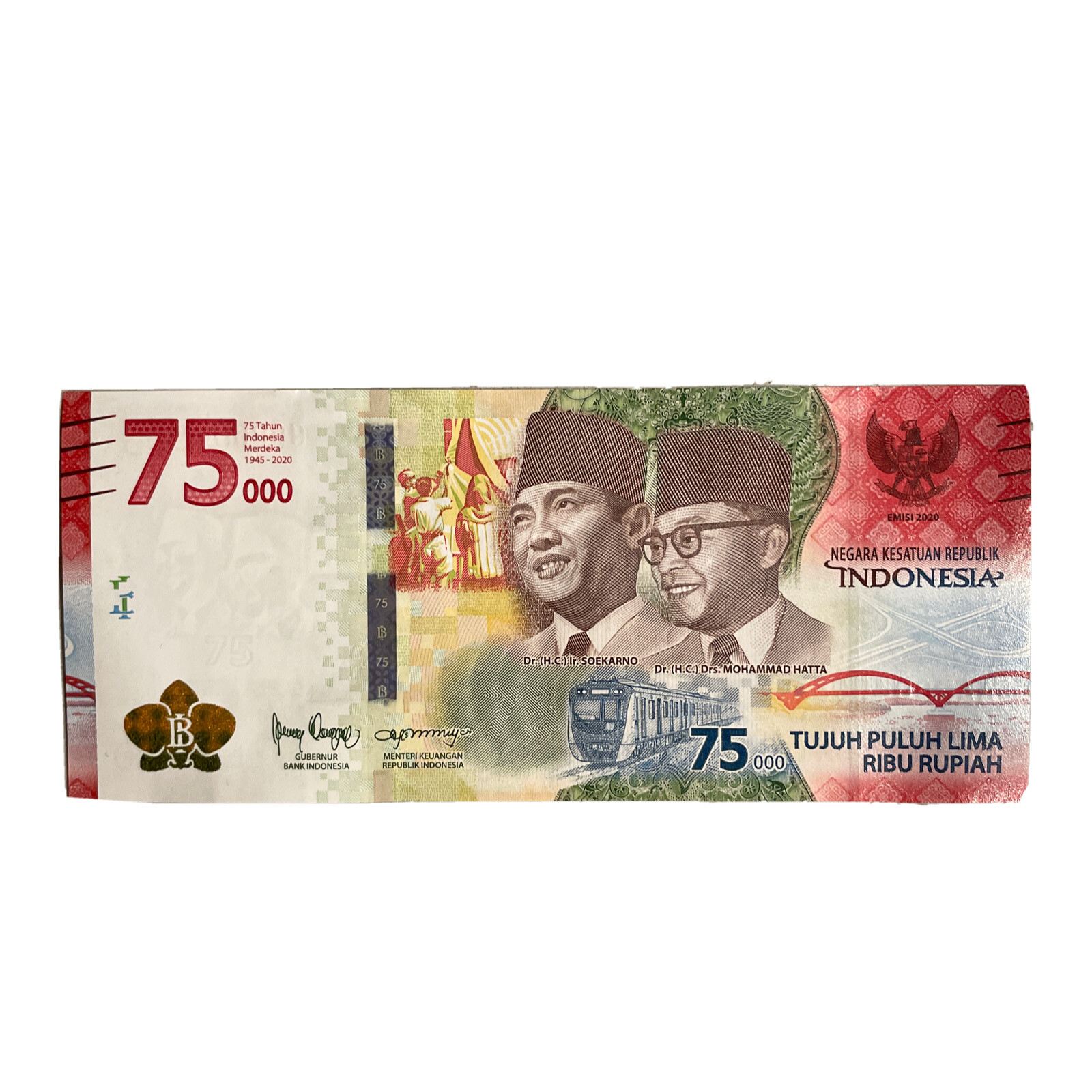 Indonesia 75,000 Rupiah P 161 New 2020 UNC Commemorative, 75000 | eBay