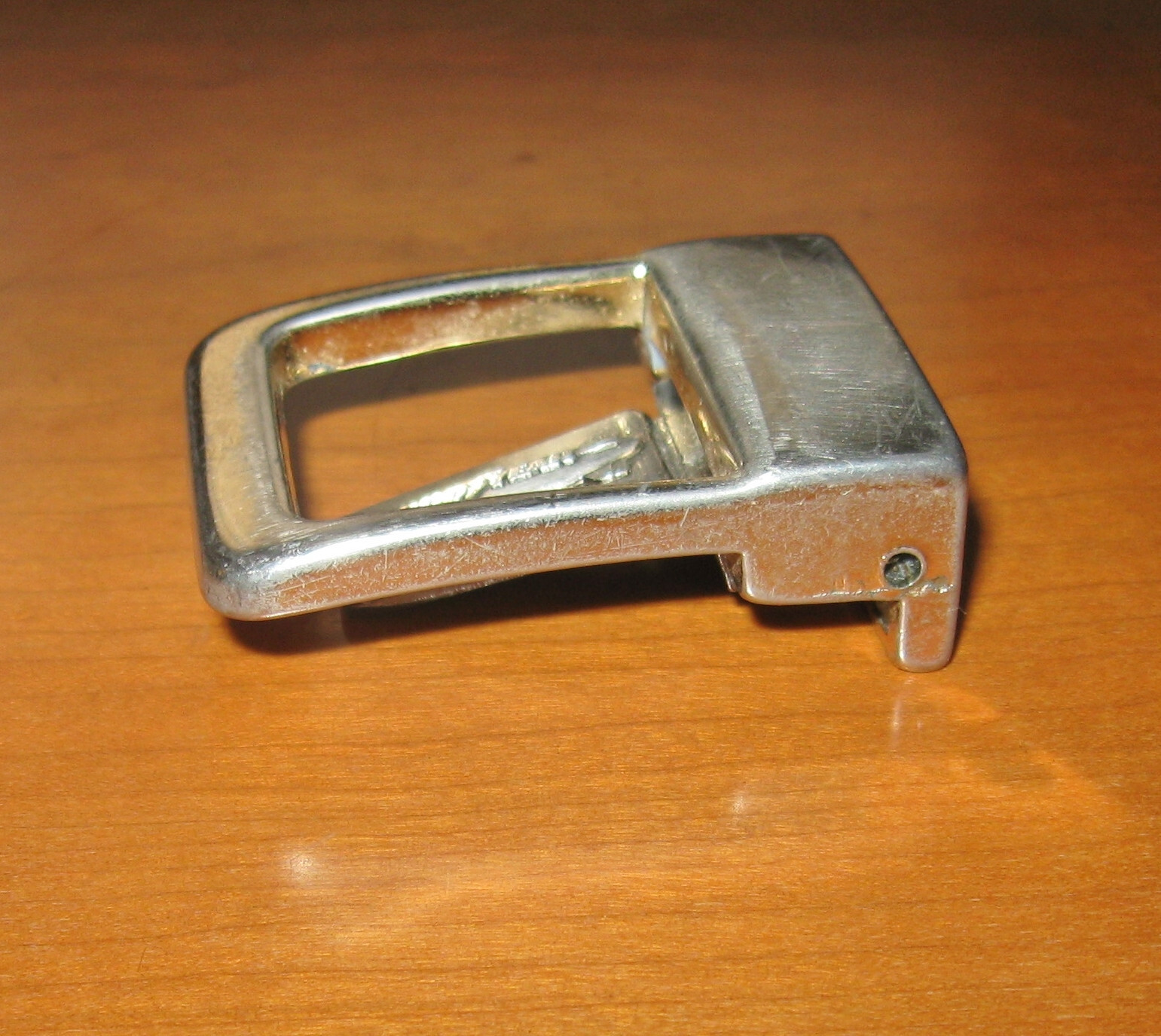 Vintage Good Year Blimp Small Belt Buckle Company Logo - Gem