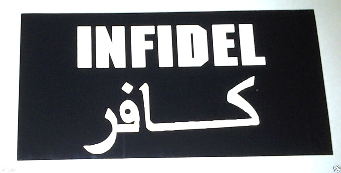 INFIDEL Pro Gun Bumper Sticker GC | eBay
