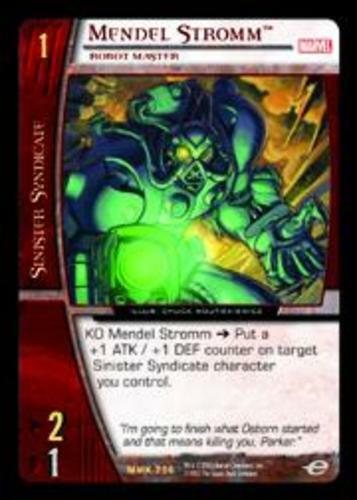 VS System: Mendel Stromm, Robot Master - Foil [Played] Marvel Knights ...