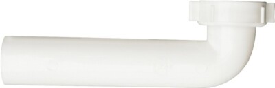 PLUMB PAK PP101AW 1 1/2" X 7" PVC SINK DRAIN TUBE DIRECT WASTE ARM KIT ...
