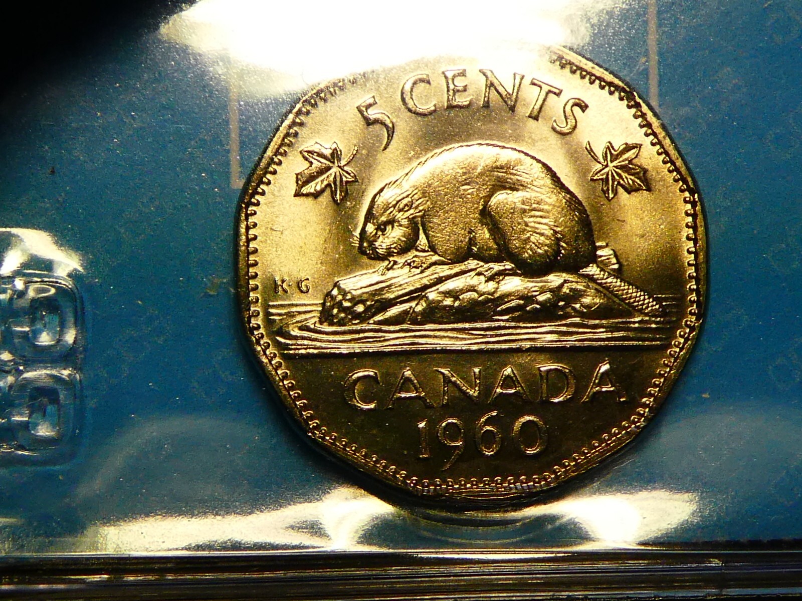 Canada Five Cents 1960 Bald Beaver Ms-64 CCCS (A) | eBay