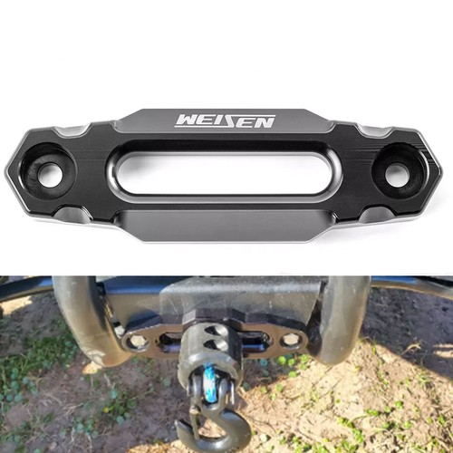 For Honda Polaris RZR Winch Synthetic Rope Guide 6" Hawse Fairlead 3500 ...