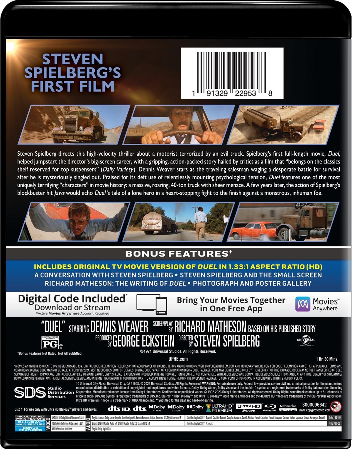 Duel 4K UHD Blu-ray Dennis Weaver NEW | eBay