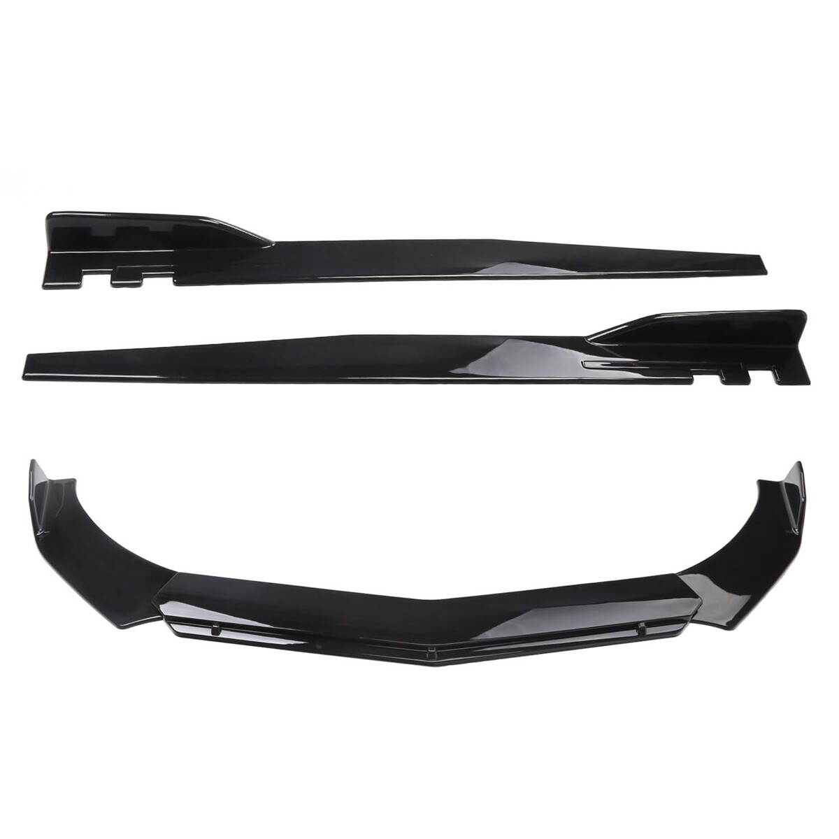 For Seat Ibiza Front Bumper Lip Body Spoiler Splitter Kit+Side Skirt ...
