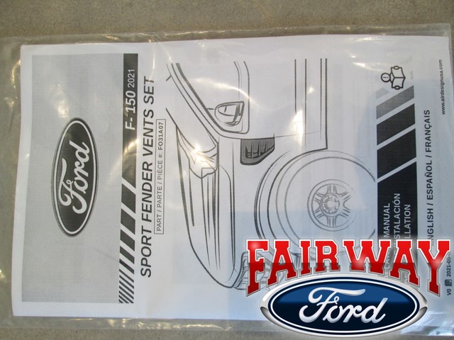 Genuine Ford Air Design Fender Vents VML3Z-16228-AA for sale online | eBay