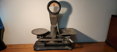 ANTIQUE/VINTAGE DETECTO-GRAM CAST IRON STORE/MERCHANT BALANCE SCALE | eBay