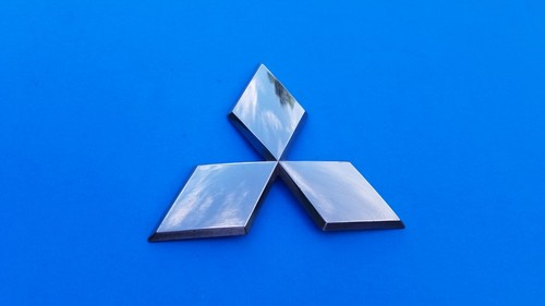 06 07 MITSUBISHI LANCER FRONT GRILLE CHROME EMBLEM BADGE SYMBOL LOGO ...