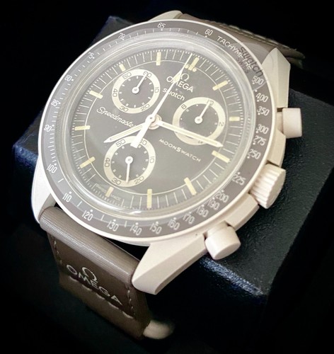 OMEGA X SWATCH SpeedMaster MoonSwatch MISSION ON EARTH - DESERT Chron ...