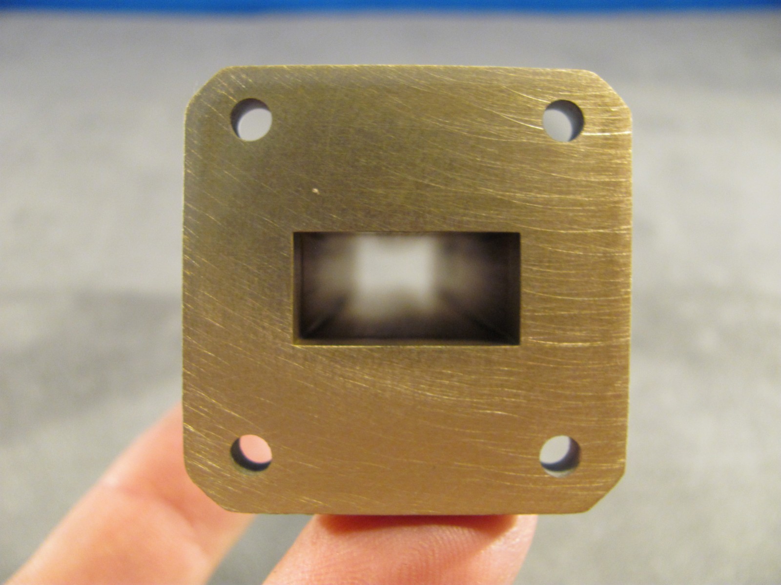 Waveguide WR-75 10.0 - 15.0 GHZ Straight 6.00" Smooth Cover x Square ...