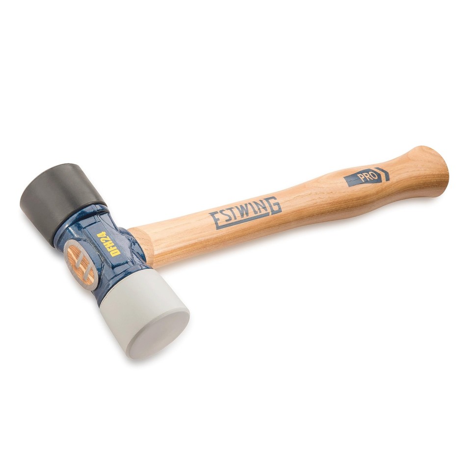 ESTWING Rubber Mallet - 24 Oz Double-Face Hammer with Soft/Hard Tips | eBay