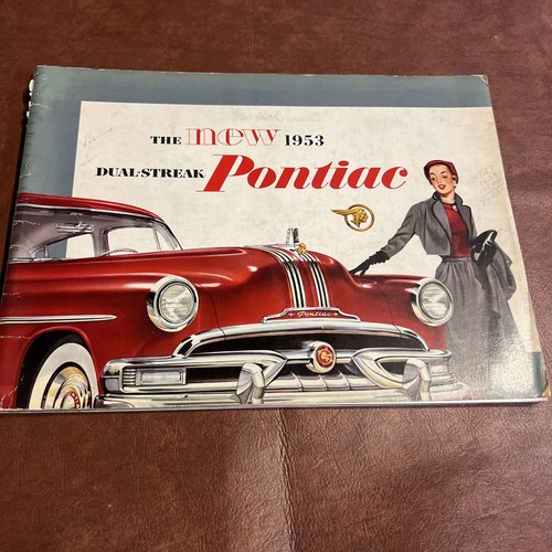 1953 Pontiac Dealer Album Book Original Pictorial Styling Features ...