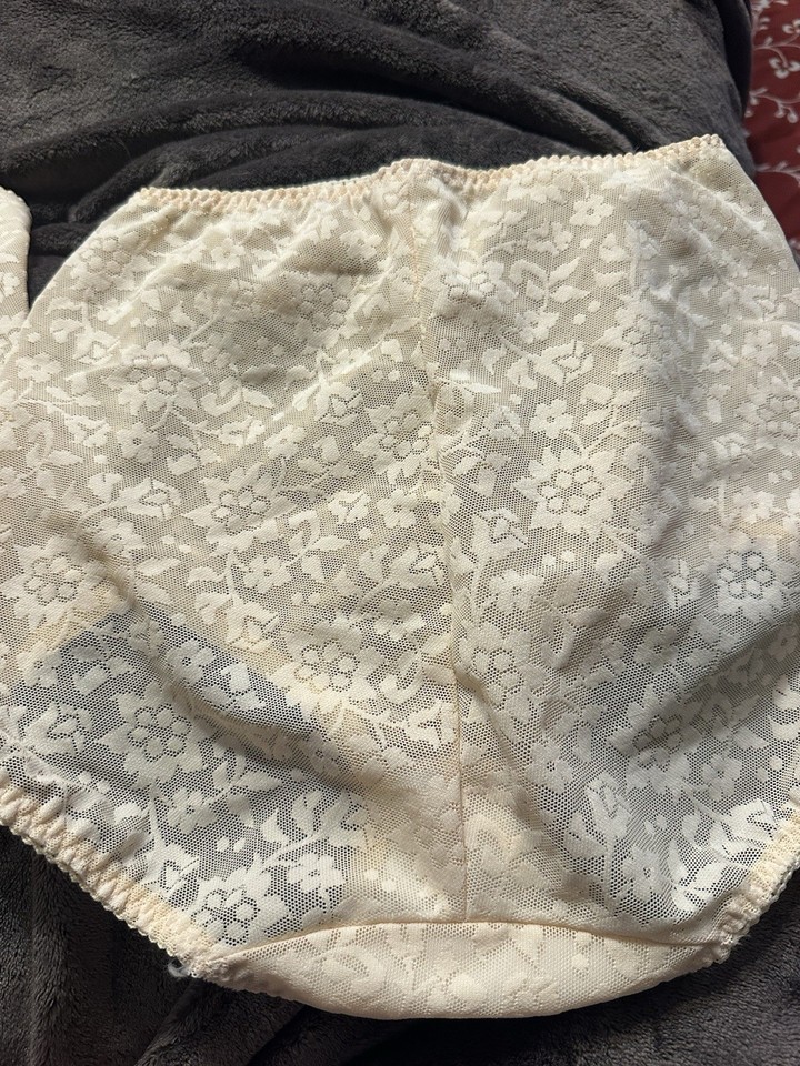 VNT 70s 80s Rago Lace Underwear Beige 2xl UNION MADE USA Brief Panty ...