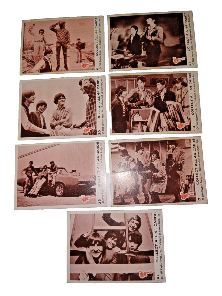 Vintage Original 1966 Topps MONKEES Trading Card Lot of 11 Cards | eBay