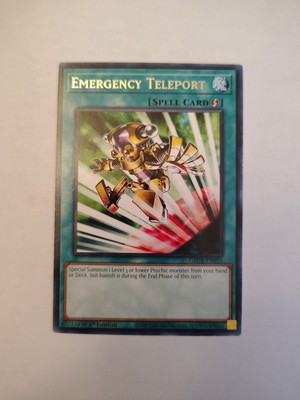 Yugioh Emergency Teleport TDGS-EN053 - 1st Edition - Ultra Rare - LP | eBay