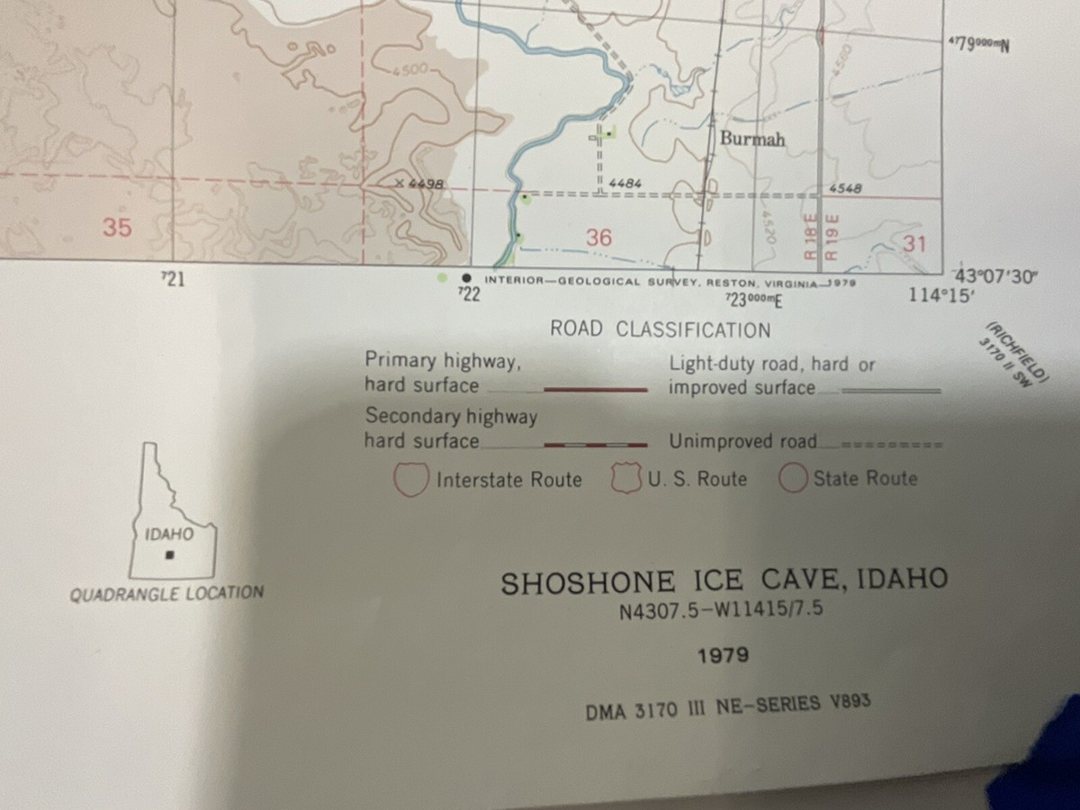 Caves In Idaho Map
