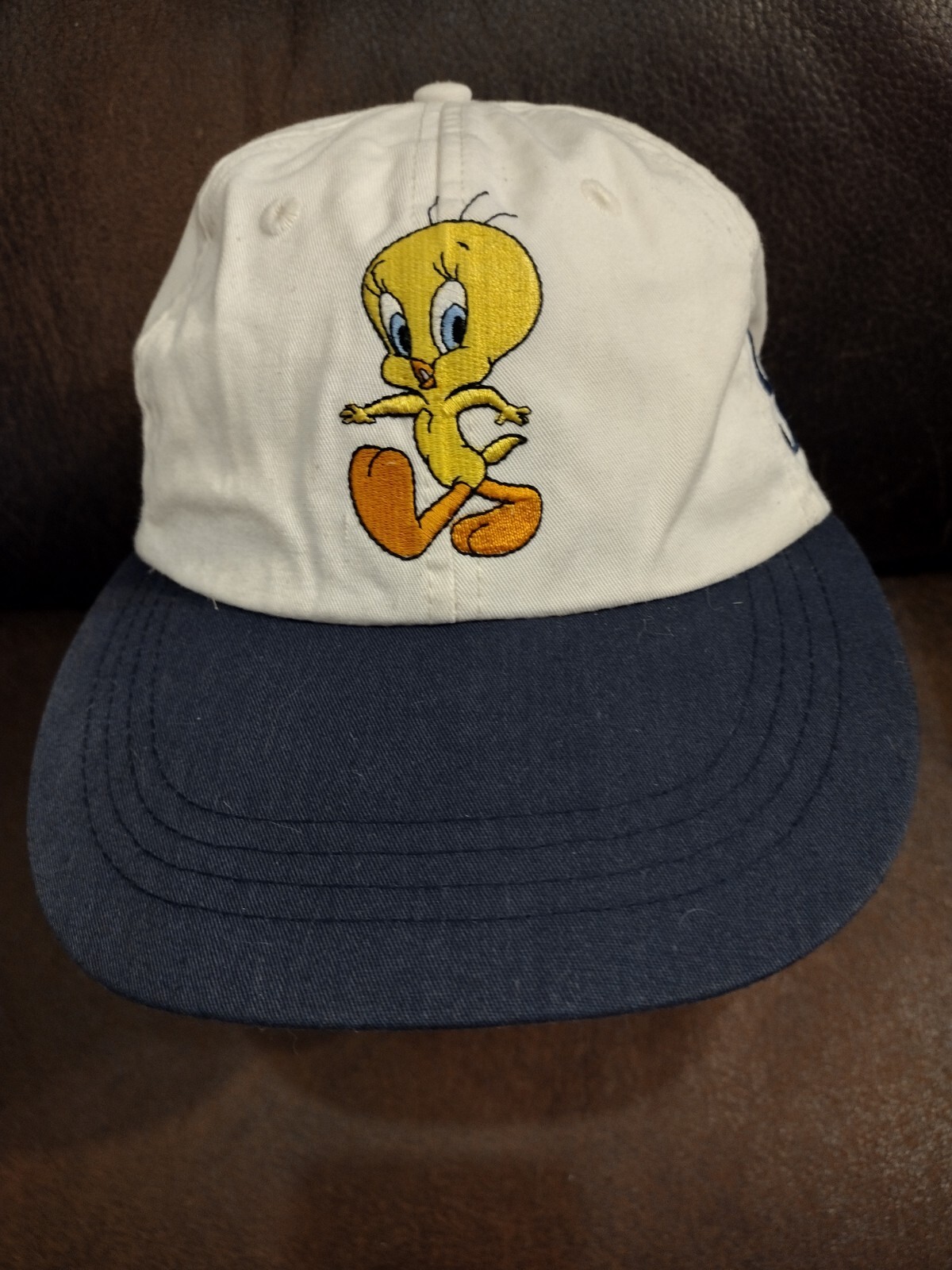 Vintage WB Looney Tunes Tweety Bird Base Ball Cap Hat… - Gem