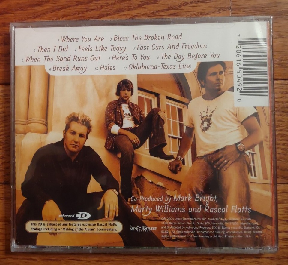 FEELS LIKE TODAY - Rascal Flatts - Lyric Street Records 2004 - CD | eBay