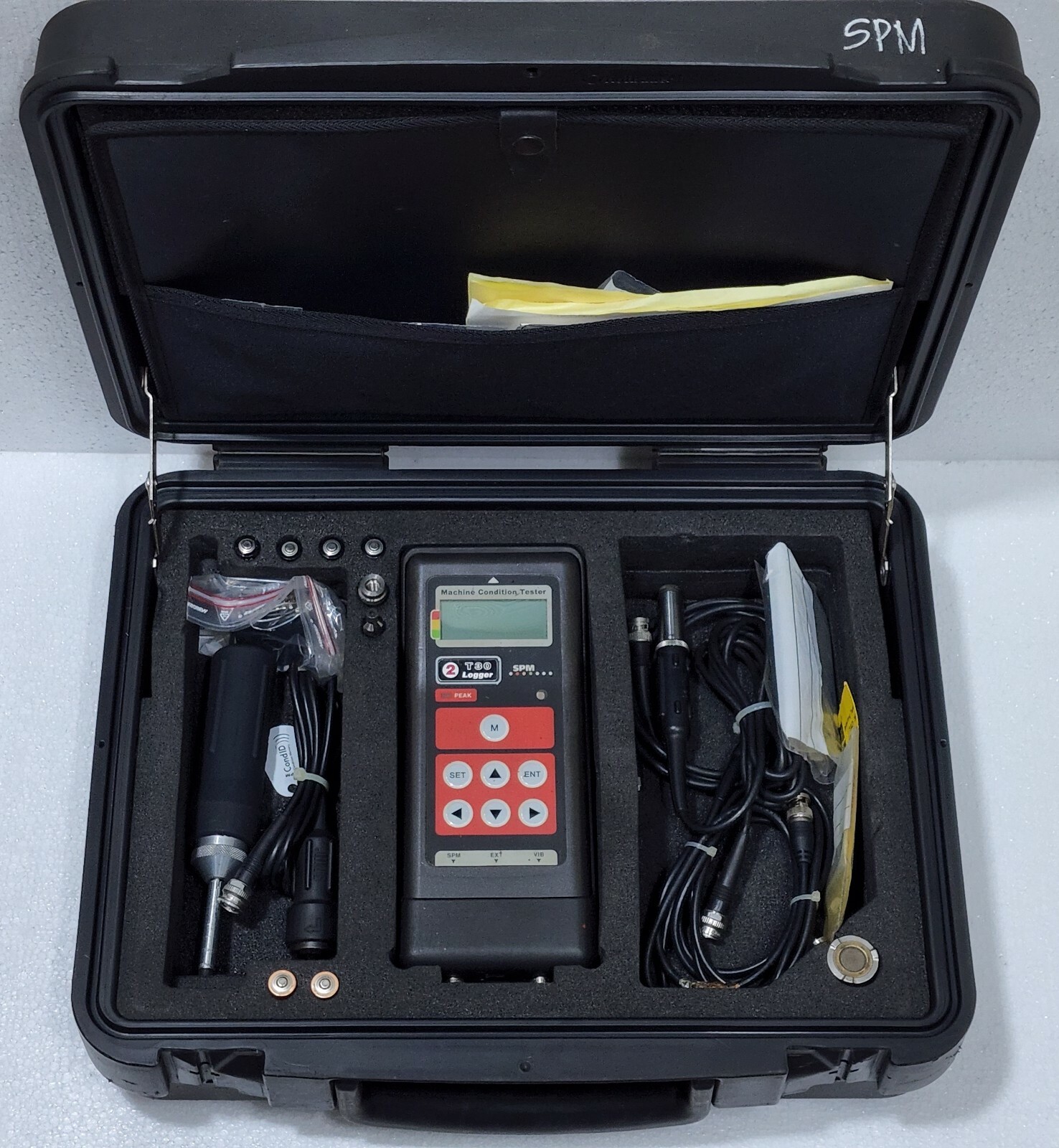 SPM T30-2 MACHINE CONDITION TESTER T30 LOGGER w/ SHOWN ACCESSORIES | eBay