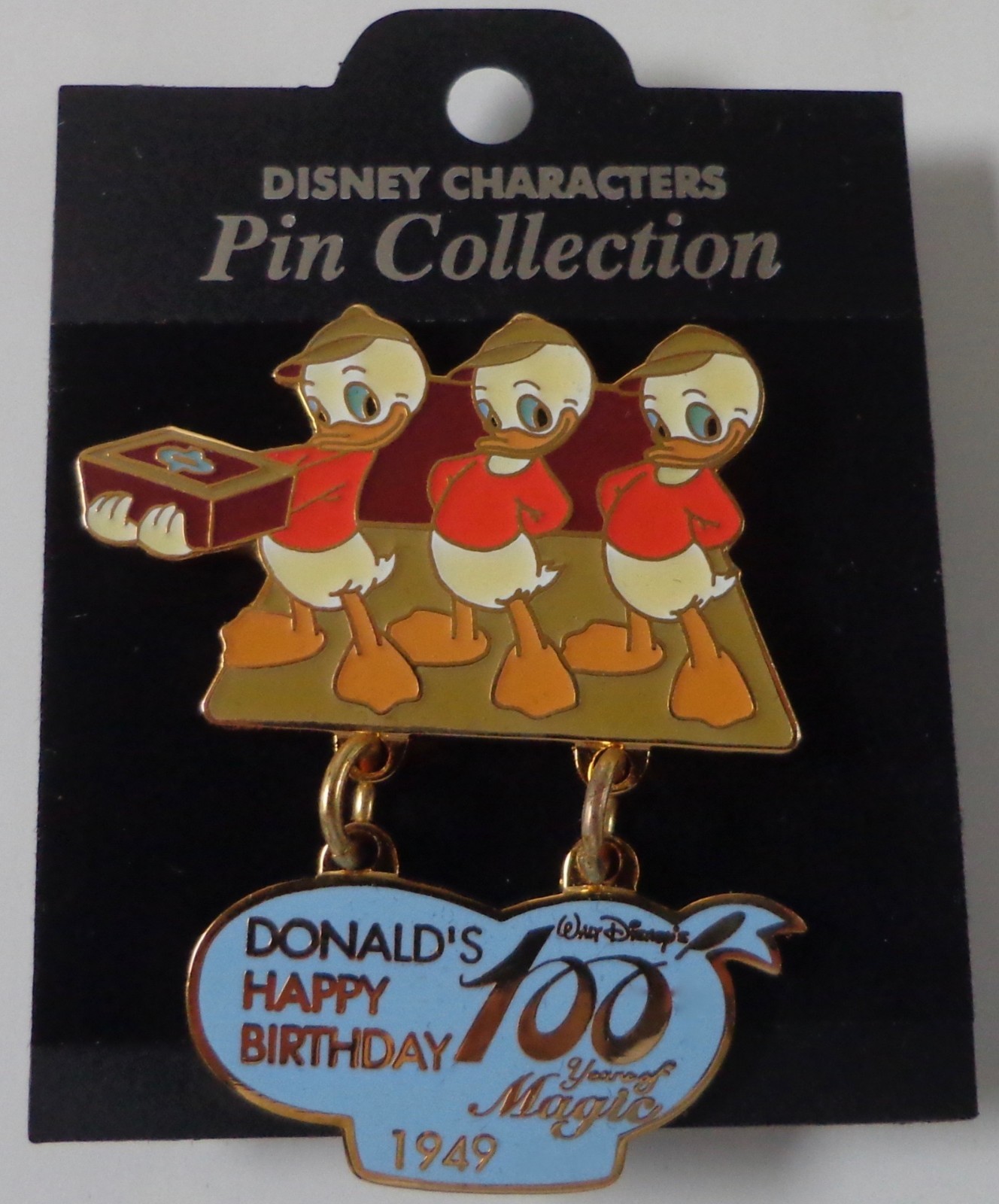 Disney 100 Years of Magic Donald's Happy Birthday 1949 Dangle Pin LE | eBay