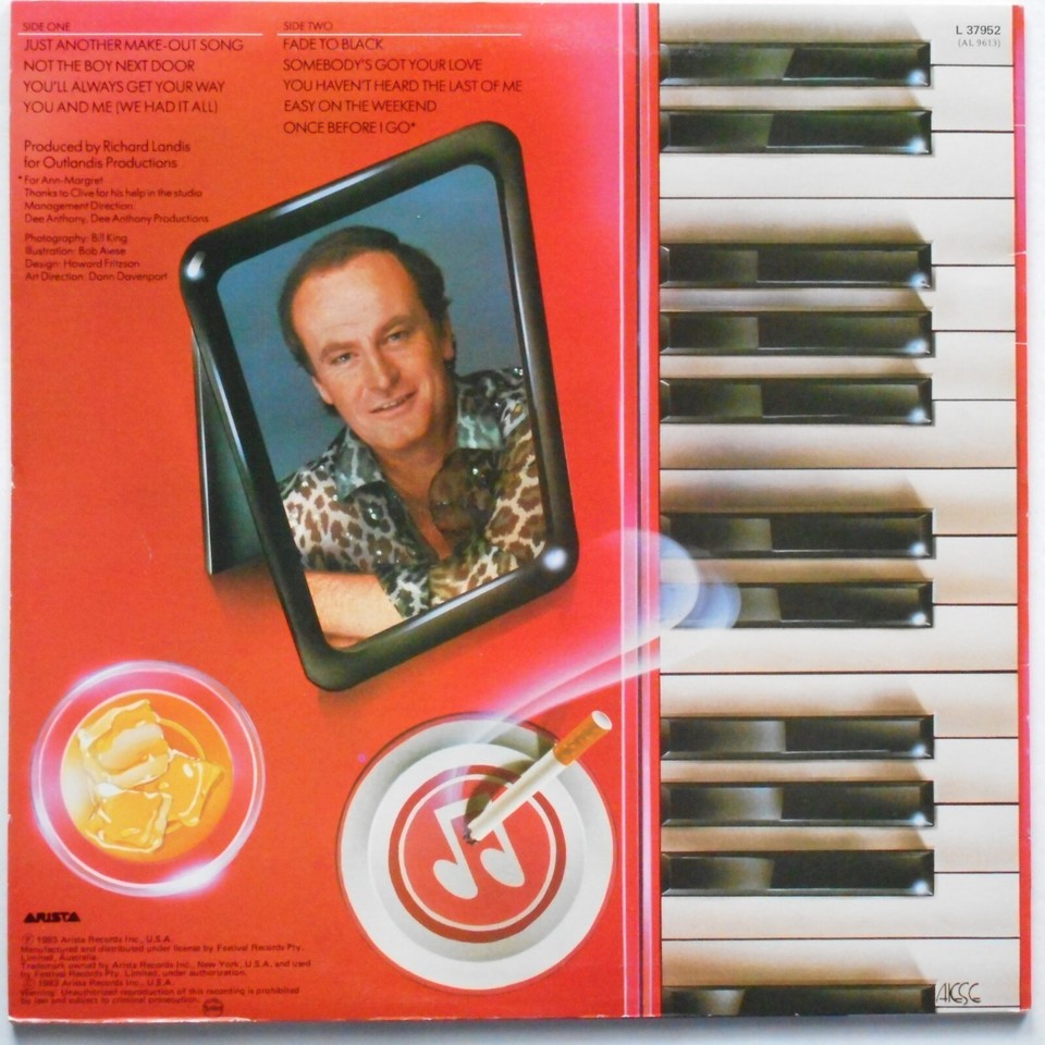 PETER ALLEN - Not the Boy Next Door - 1983 - Arista L 37952 OZ pressing ...