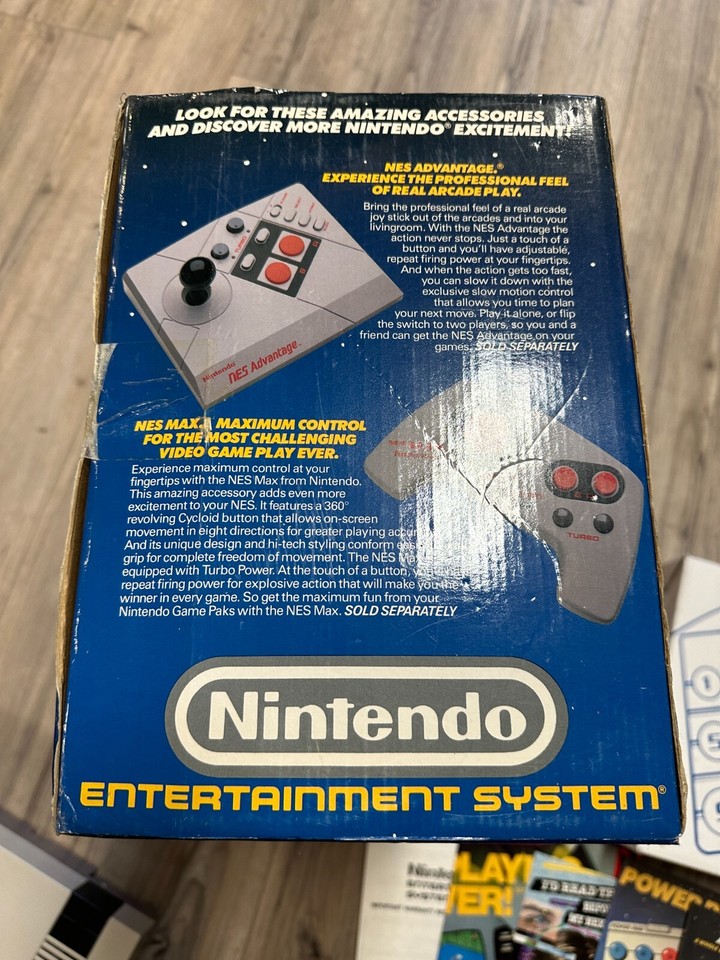 1990 Nintendo NES Power Set Complete In The Box Clean Inv-1214 | eBay