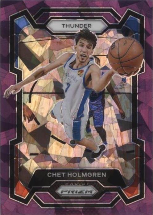 2023-24 Panini Prizm - Chet Holmgren #115 Purple Ice Prizm /149 for ...