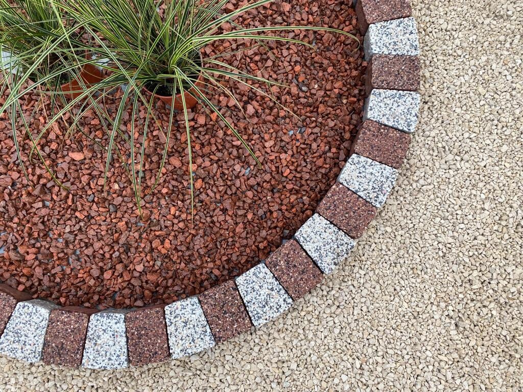 Brick Circle Table Around Trees