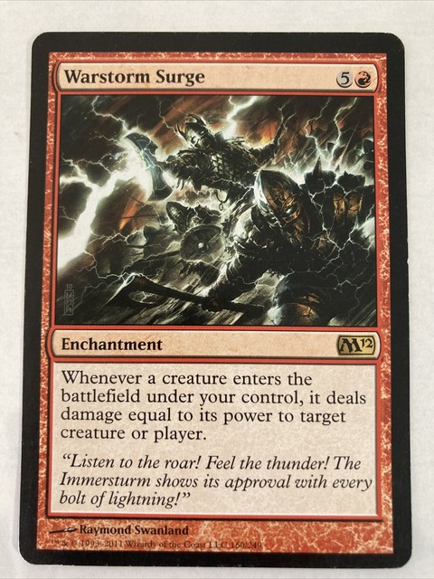 MTG Warstorm Surge Magic 2012 160/249 Regular Rare for sale online | eBay