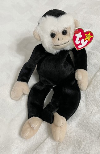 Ty Beanie Babies Retired Mooch the Spider Monkey Beanie Plush, 1998 | eBay
