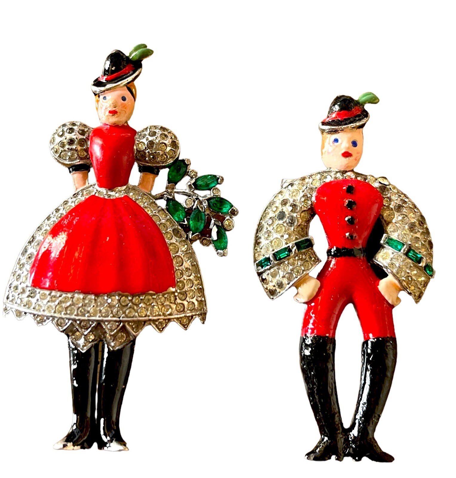 RARE 1939 CROWN TRIFARI ALFRED PHILIPPE SWISS PAIR PE… - Gem