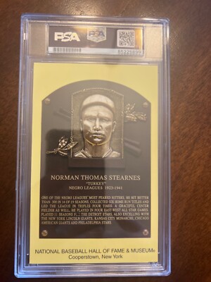 Signed by Nette Stearnes - HOF Turkey Stearnes Baseball Hall of Fame ...