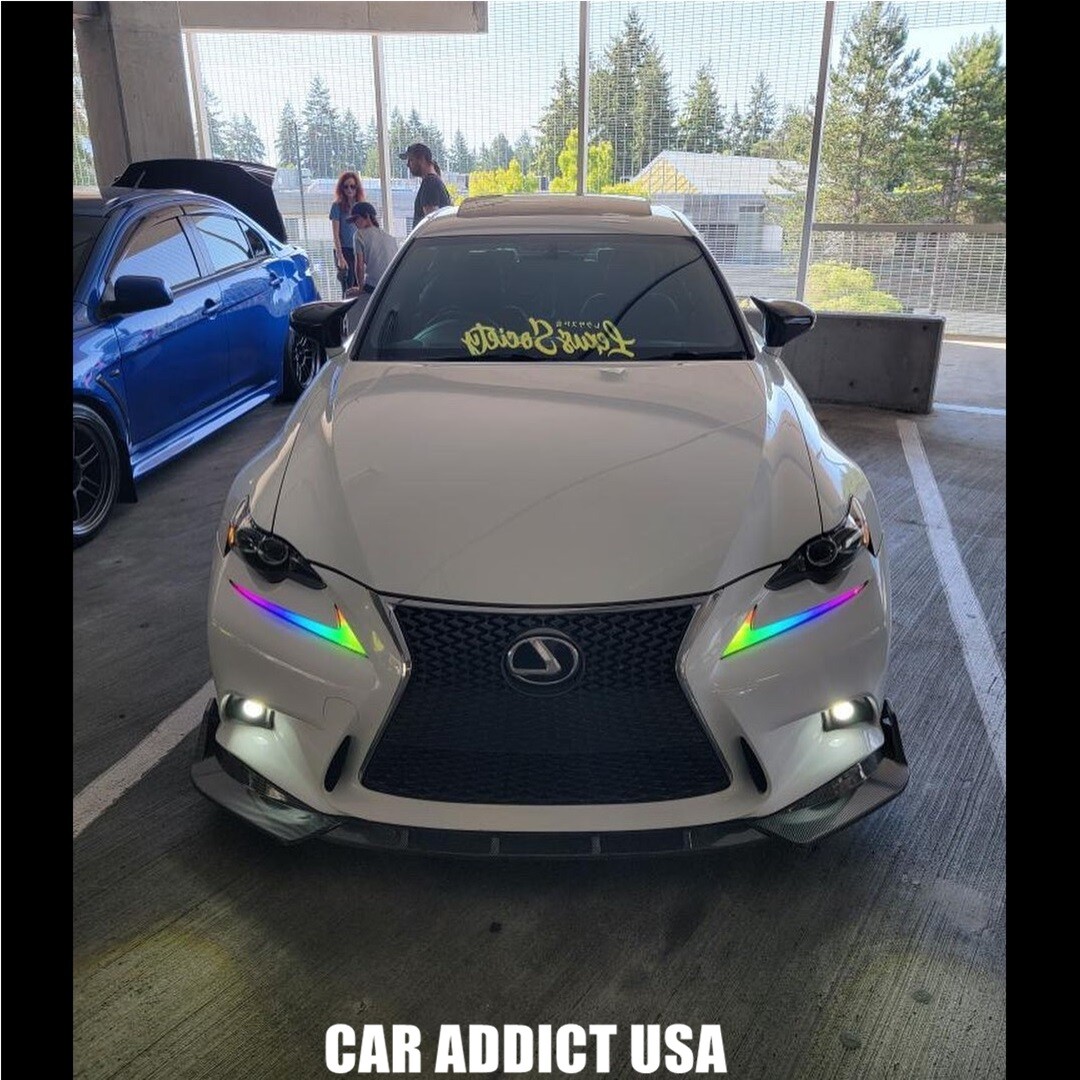 2x LED RGB DRL for Lexus IS200T IS250 IS300 IS350 ISF 2013-2016 Dazzel ...