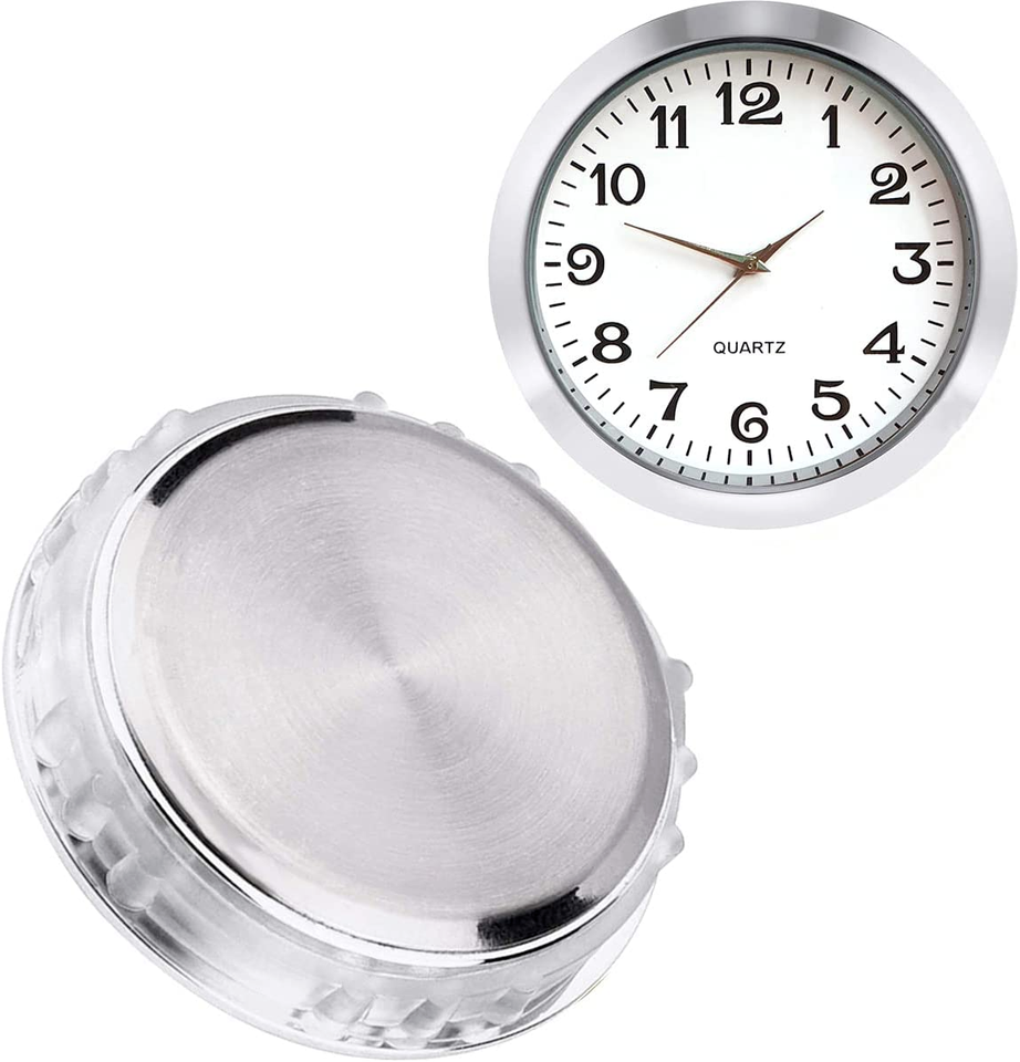 Mini Clock Insert 2-1/8 Inch 55 mm Round Quartz Movement Miniature ...