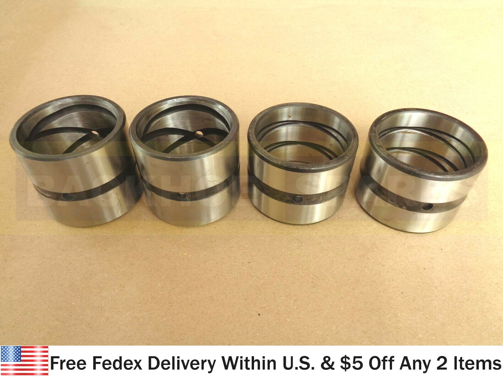 JCB JS200 & JS220 TIPPING LINK BUSH KIT (4 BUSHES) (PART NO. JRV0593 ...