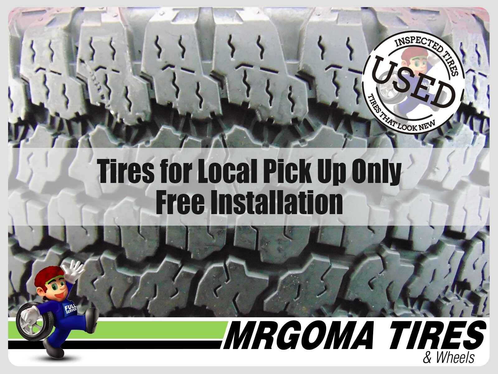 1 GOODYEAR WRANGLER ALL TERRAIN 255/60/20 USED TIRE 9.3/32 AVG 113Y ...