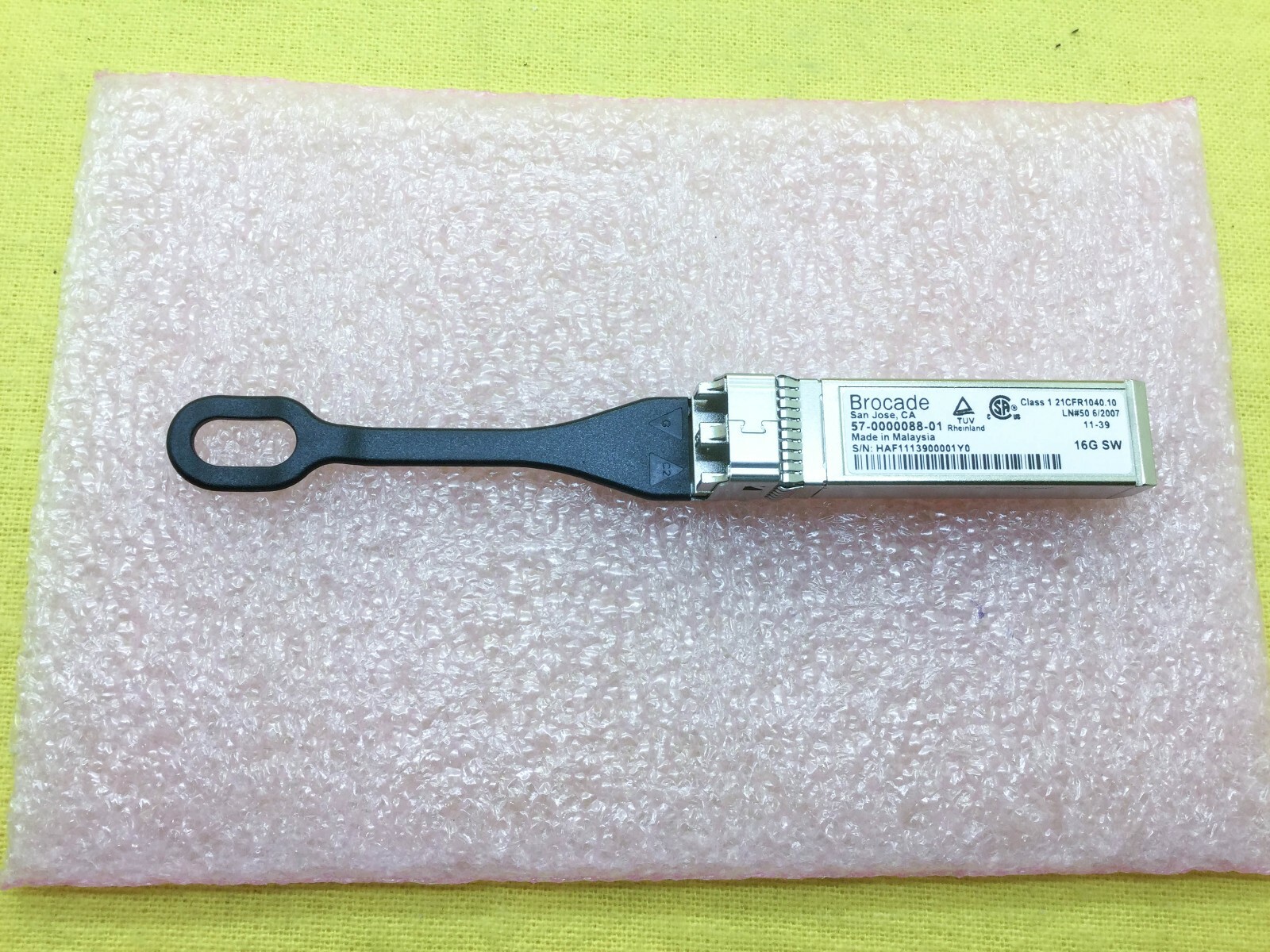 BROCADE 57-0000088-01 16GB SW 125M 850NM SFP+ GBIC XBR-000192 ...