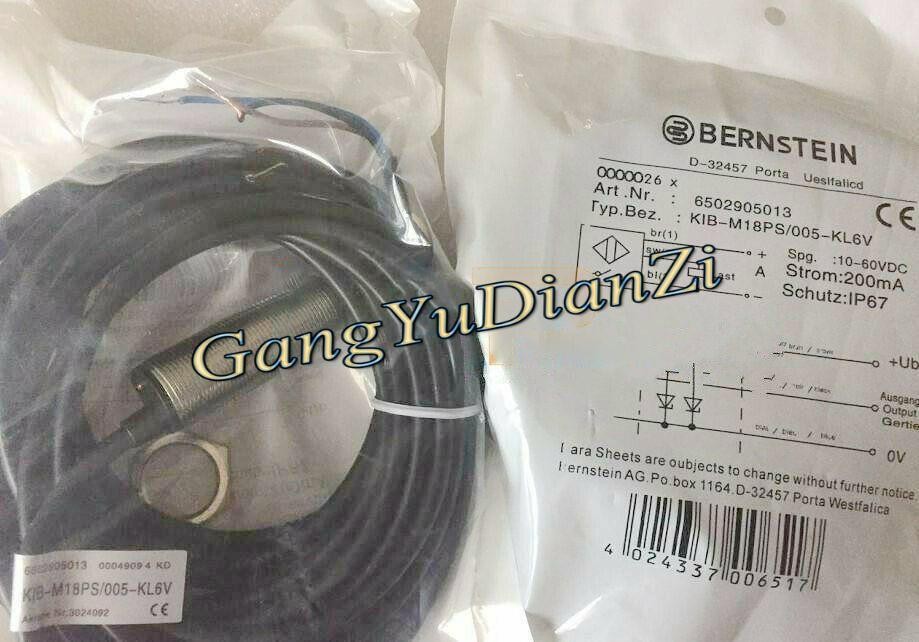 1pc New for BERNSTEIN Proximity Switch Sensor KIB-M18PS/005-KL6V | eBay