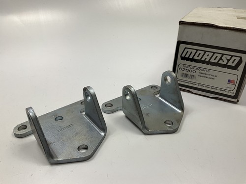 Moroso 62500 Short 2-1/8" Tall Solid Steel Motor Mounts - Small Block ...